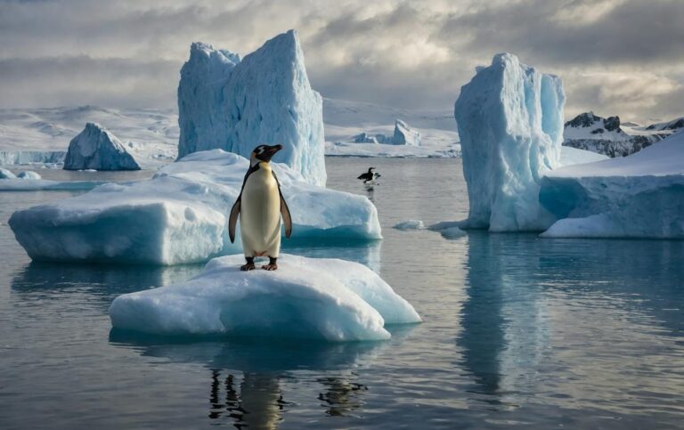How Penguins Use Belly-Sliding to Gain Speed on Ice